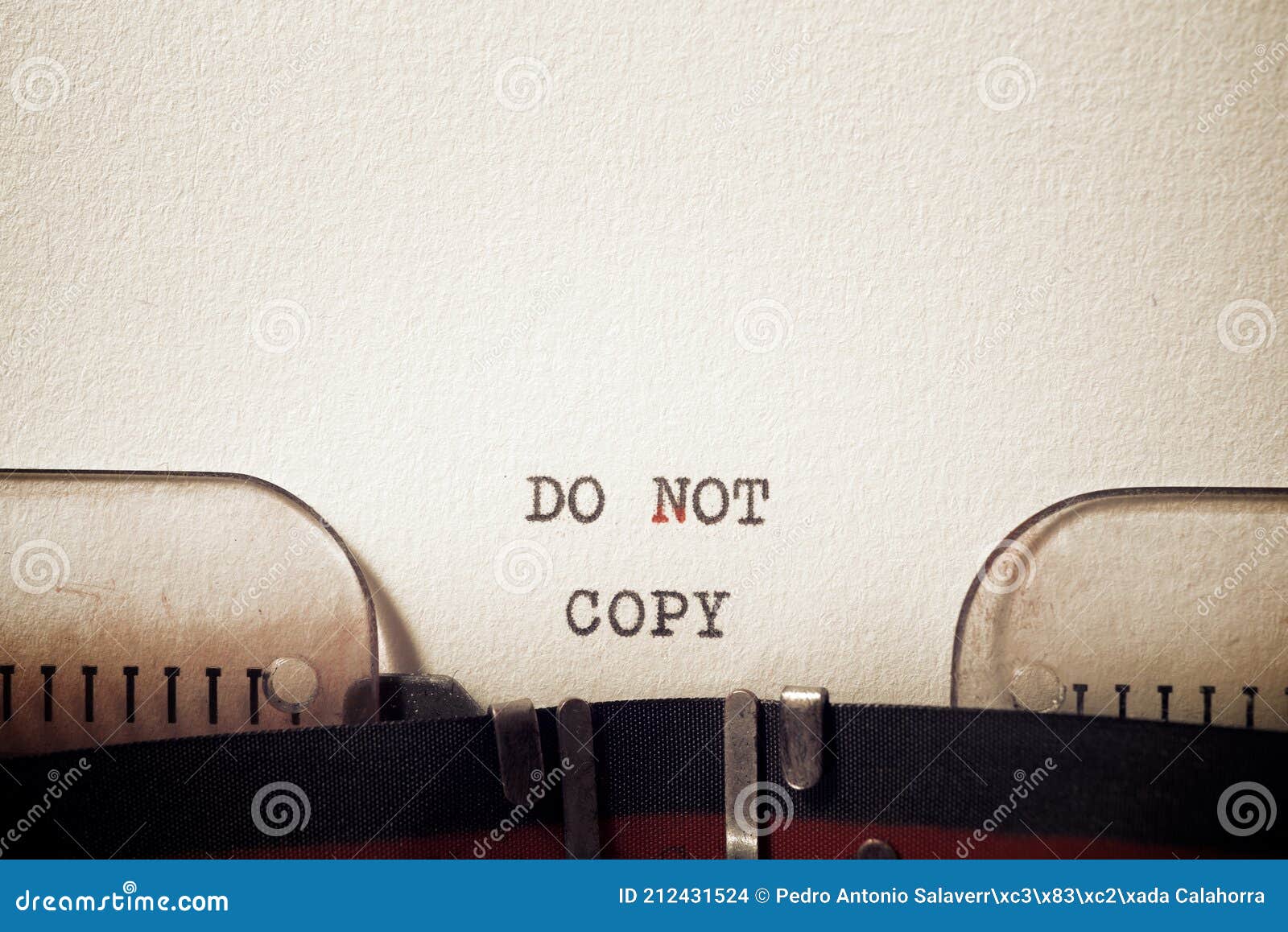 Do not copy stock photo. Image of copyright, quote, conceptual - 212431524