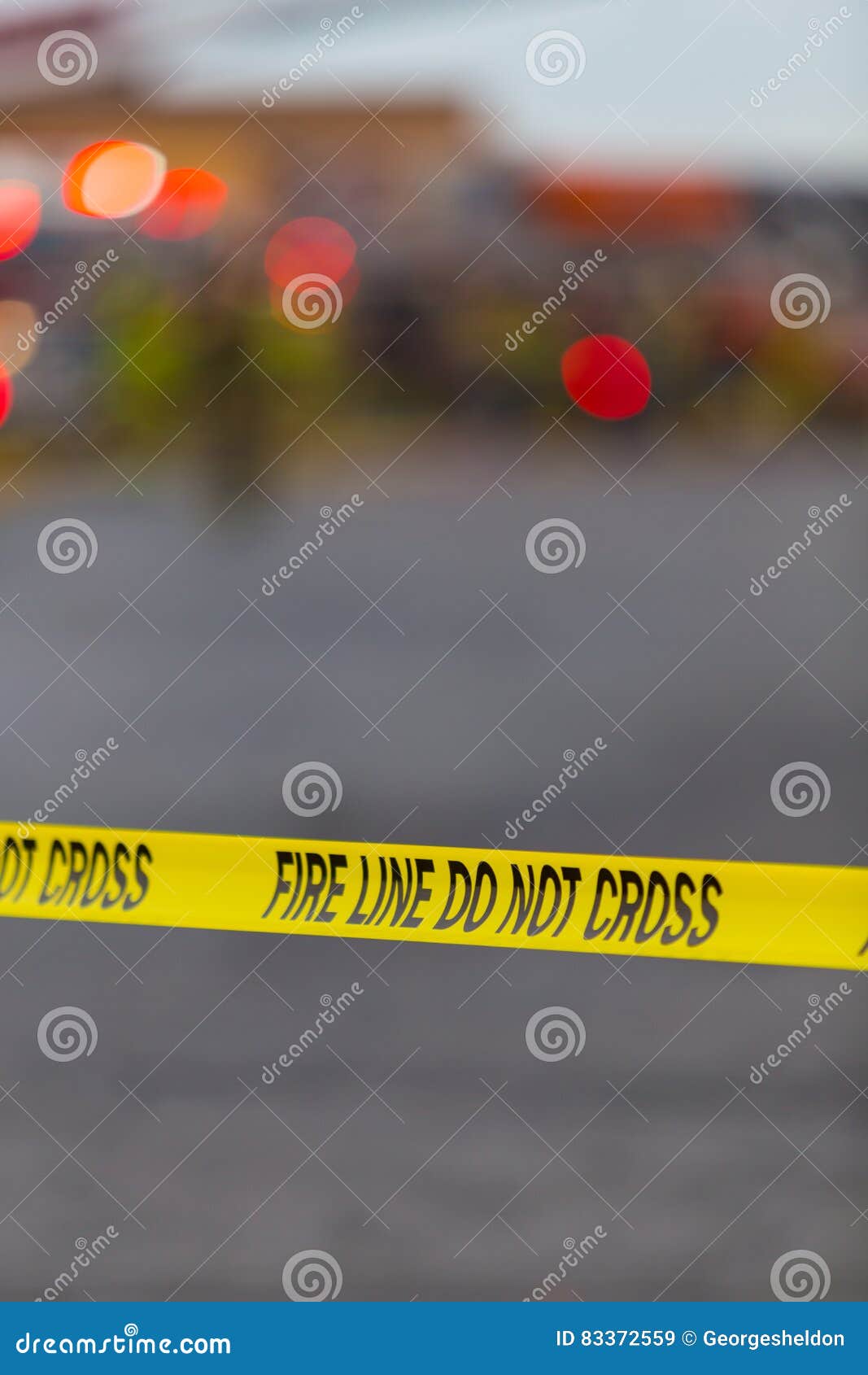 Do Not Cross Fire Line stock image. Image of line, danger - 83372559