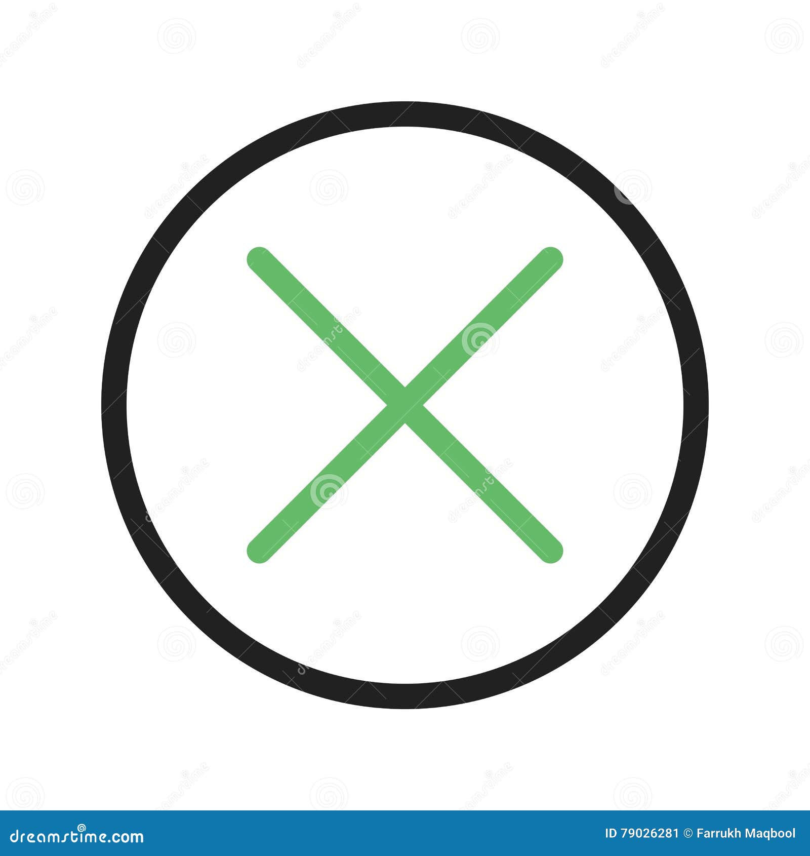 Do Not Cross stock vector. Illustration of scene, safety - 79026281