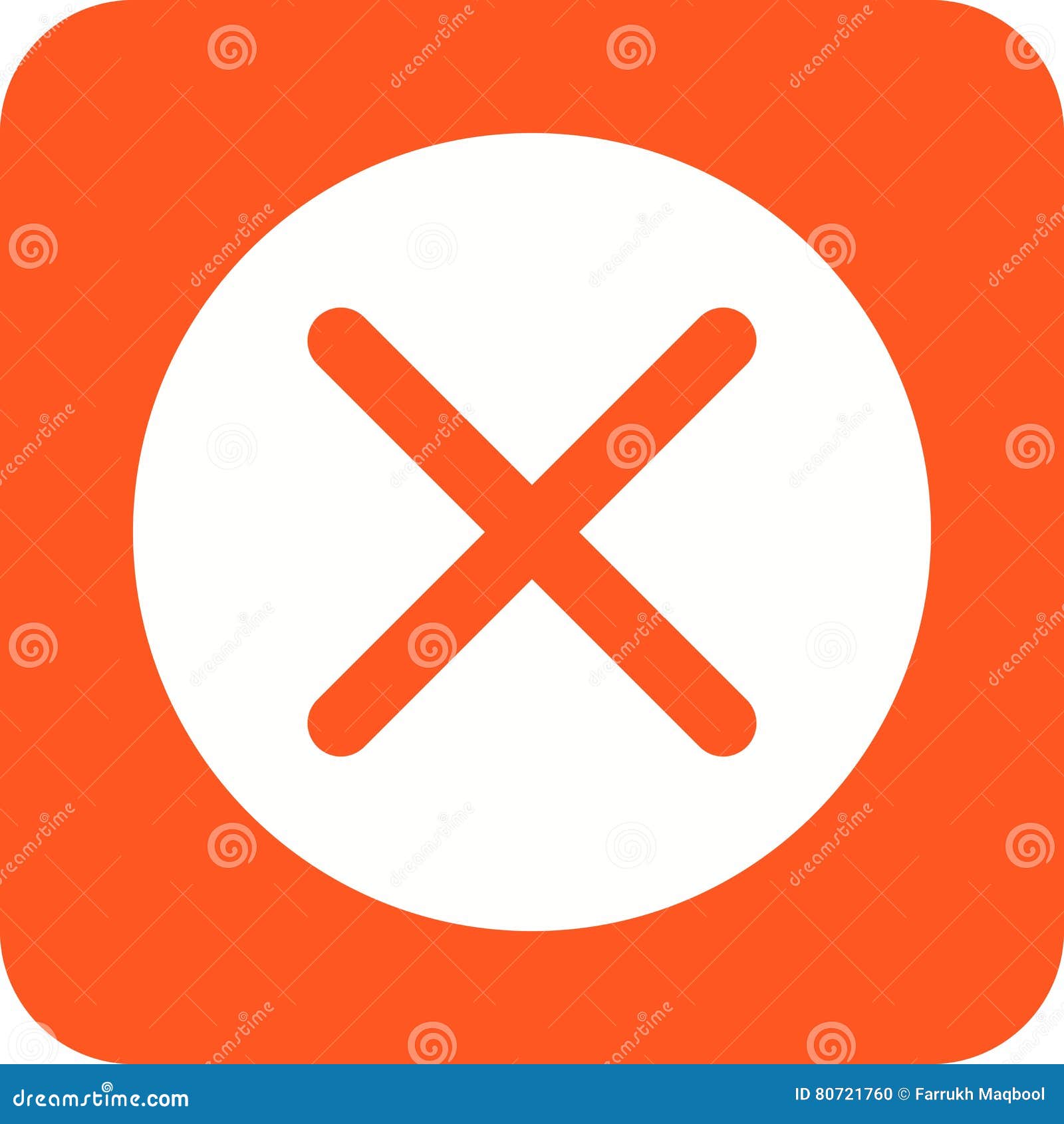 Do Not Cross stock vector. Illustration of icon, scene - 80721760