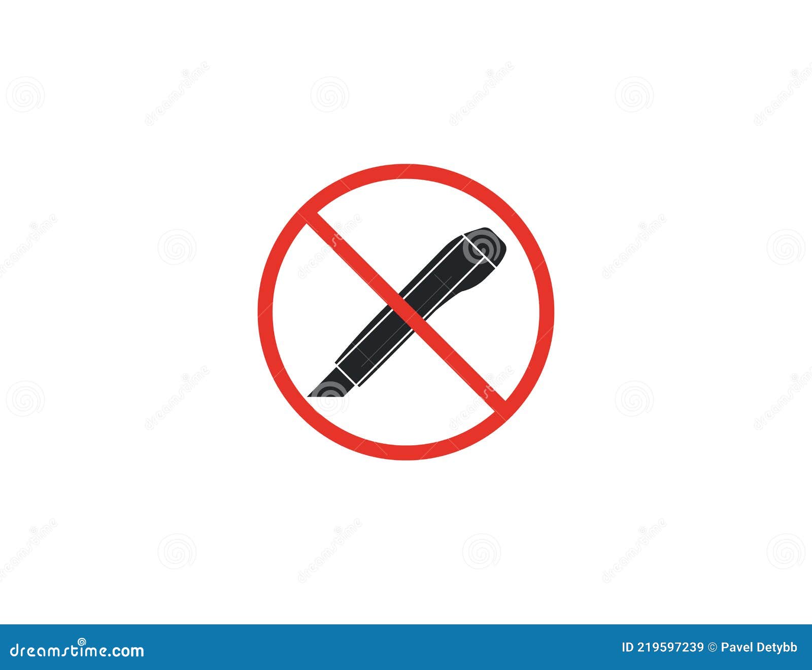 Do Not Cut, Knife, Warning Icon. Vector Illustration. Stock Vector ...