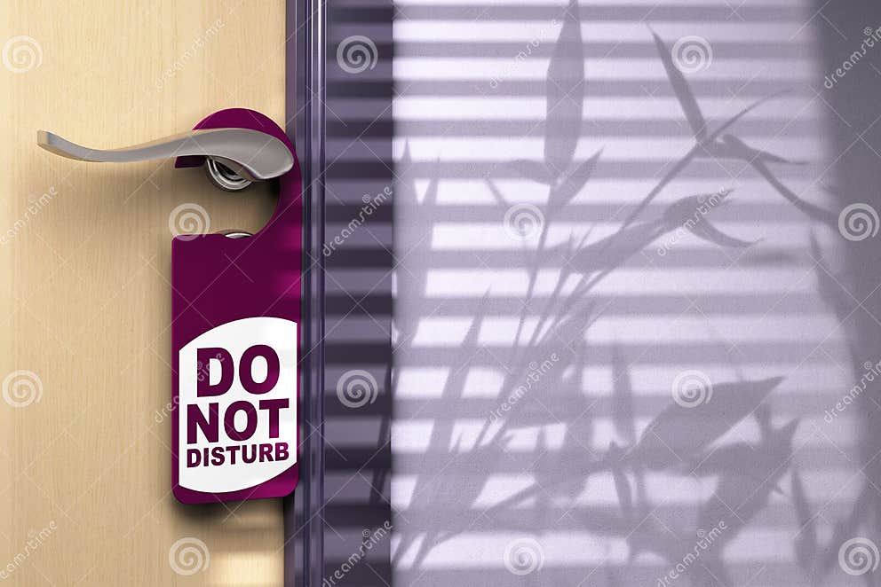 Do not distrub stock illustration. Illustration of lock - 24404423