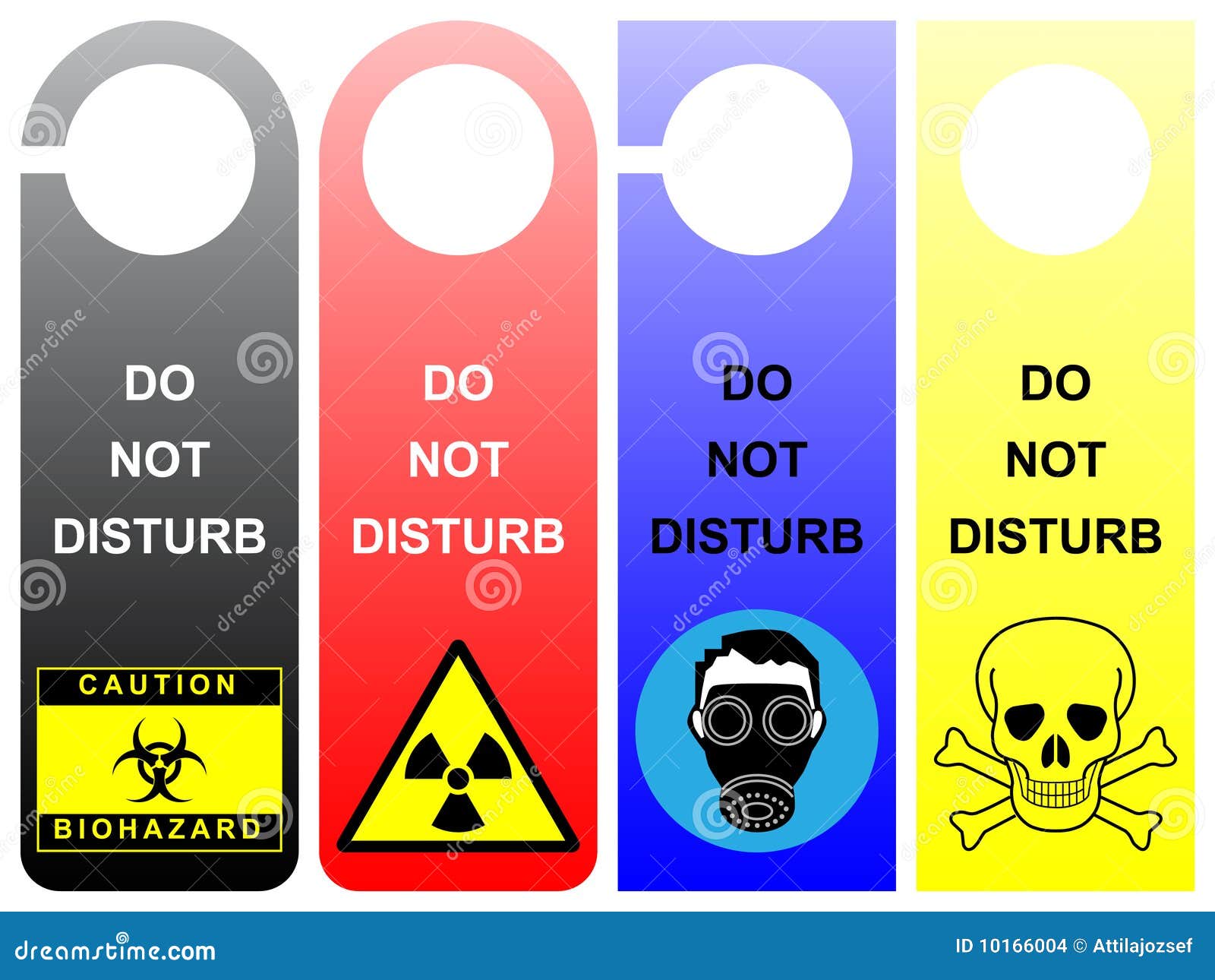 Do Not Disturb Signs Vector Illustration | CartoonDealer.com #33029854