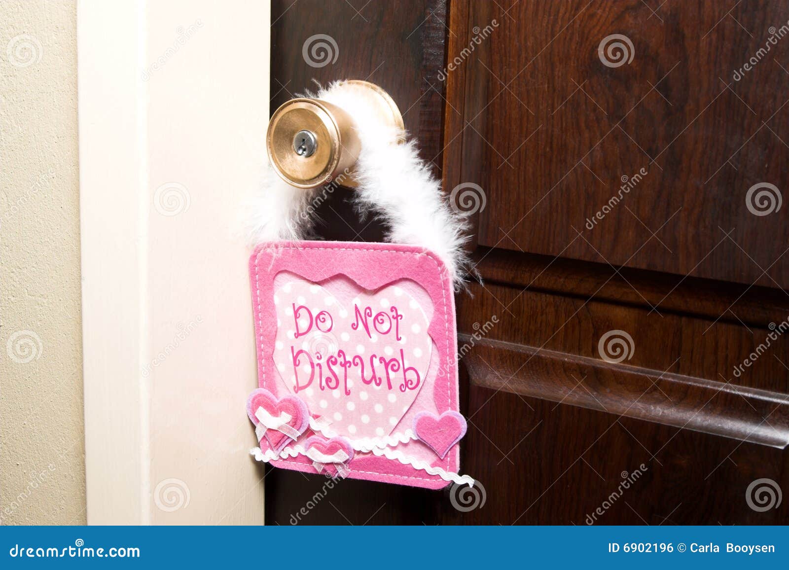 Do Not Disturb stock photo. Image of read, brown, pink - 6902196