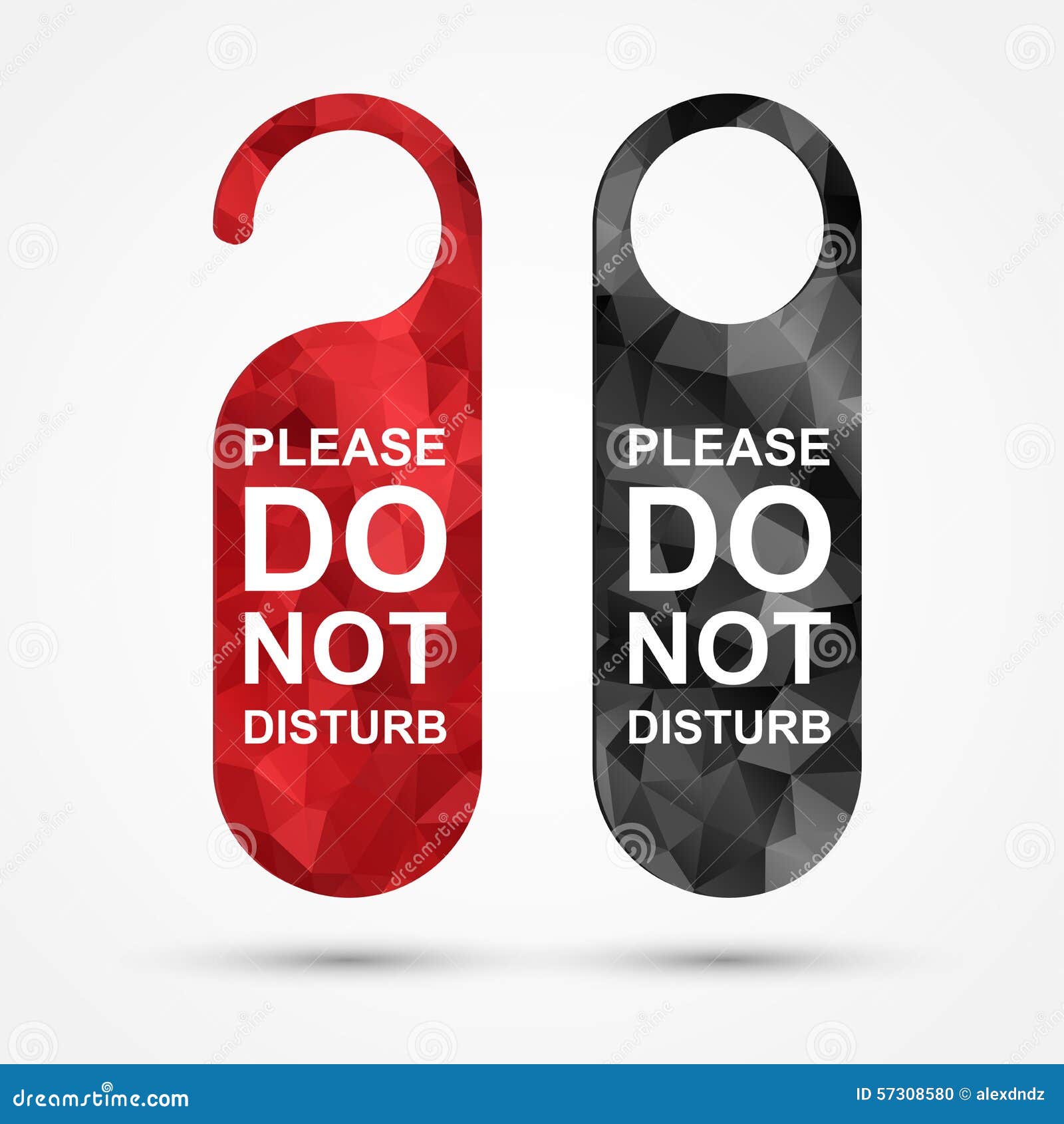 Do Not Disturb stock vector. Illustration of hanger, graphic - 57308580