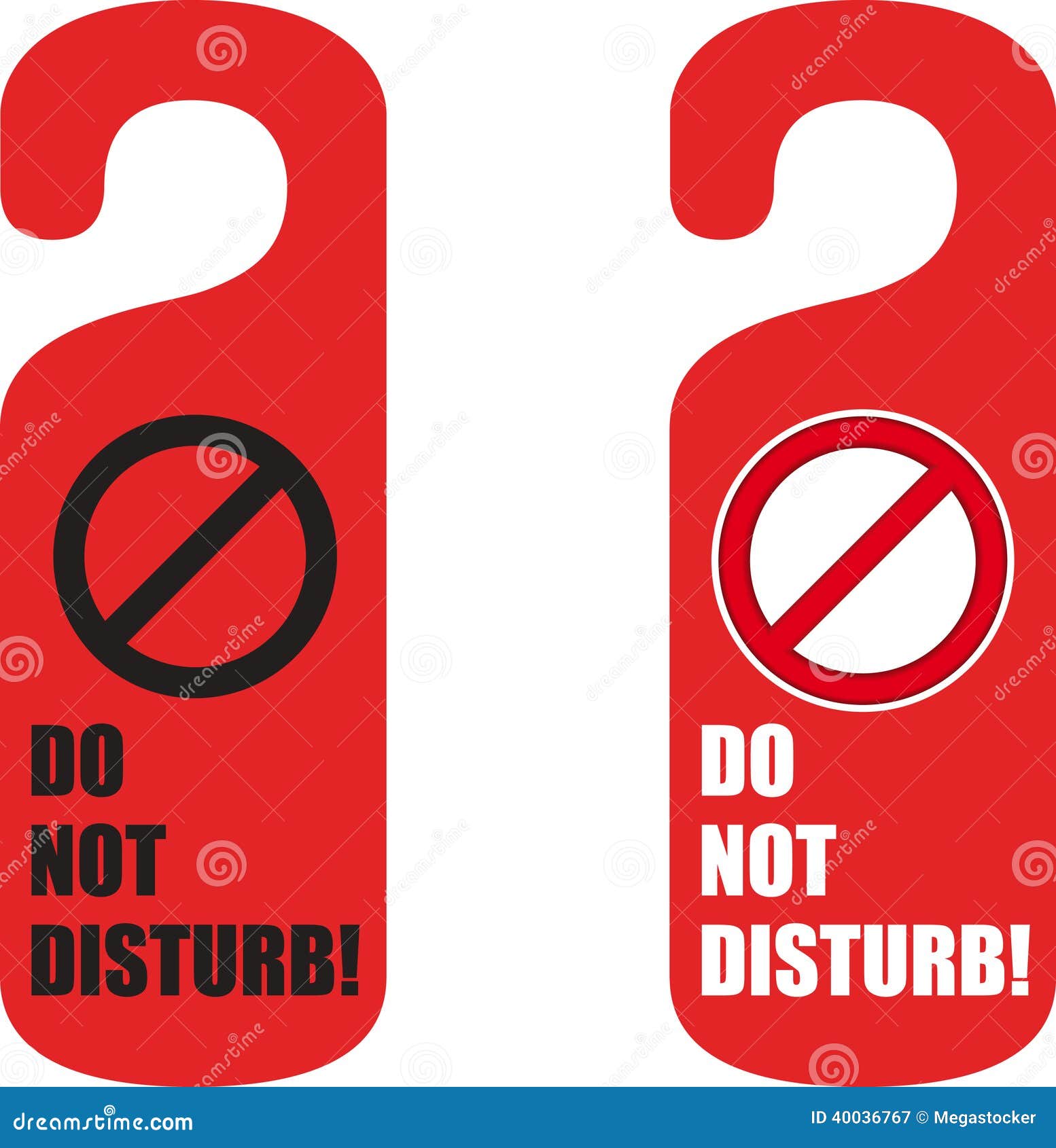 Do not disturb door hanger stock vector. Illustration of hang - 40036767