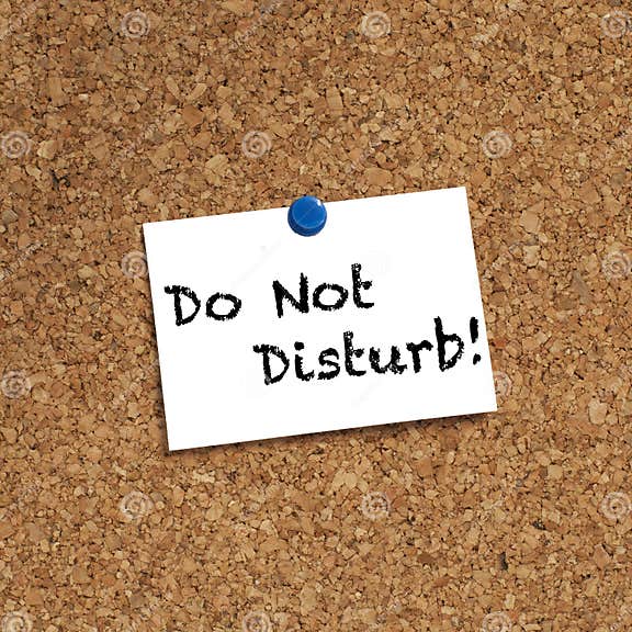 Do Not Disturb stock image. Image of stay, studying, noticeboard - 44220589