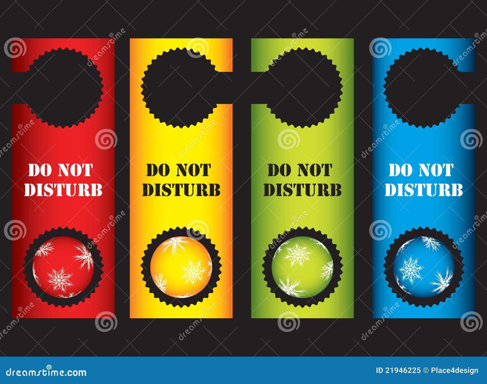 Do Not Disturb Sign Cartoon Vector | CartoonDealer.com #21946225