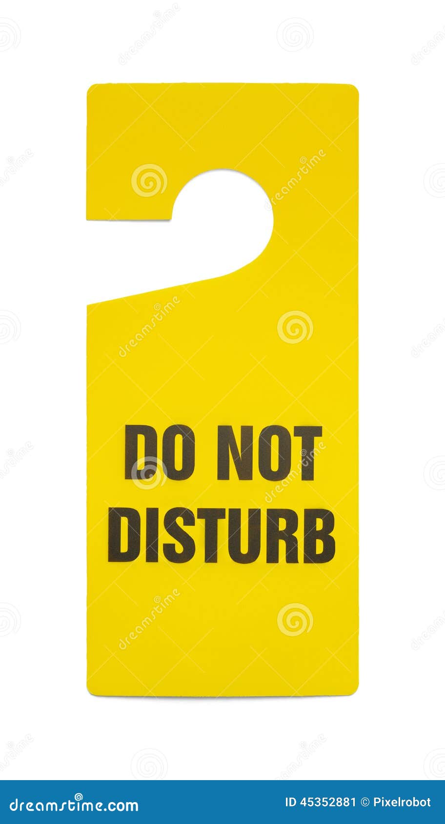 Do Not Disturb Sign stock image. Image of instructions - 45352881