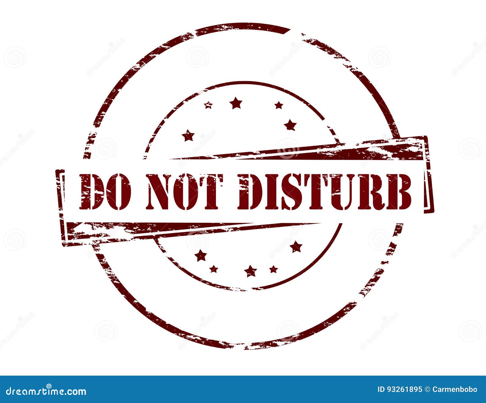 Do not disturb stock illustration. Illustration of muddy - 93261895