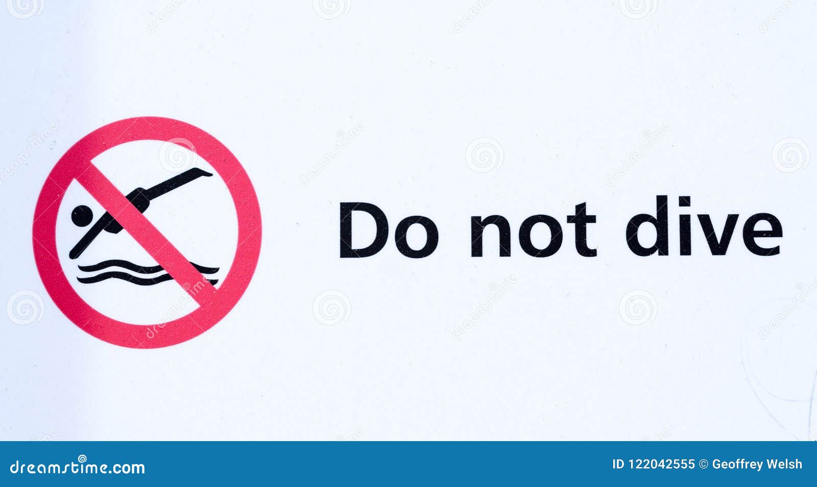 Do not dive sign stock image. Image of health, death - 122042555
