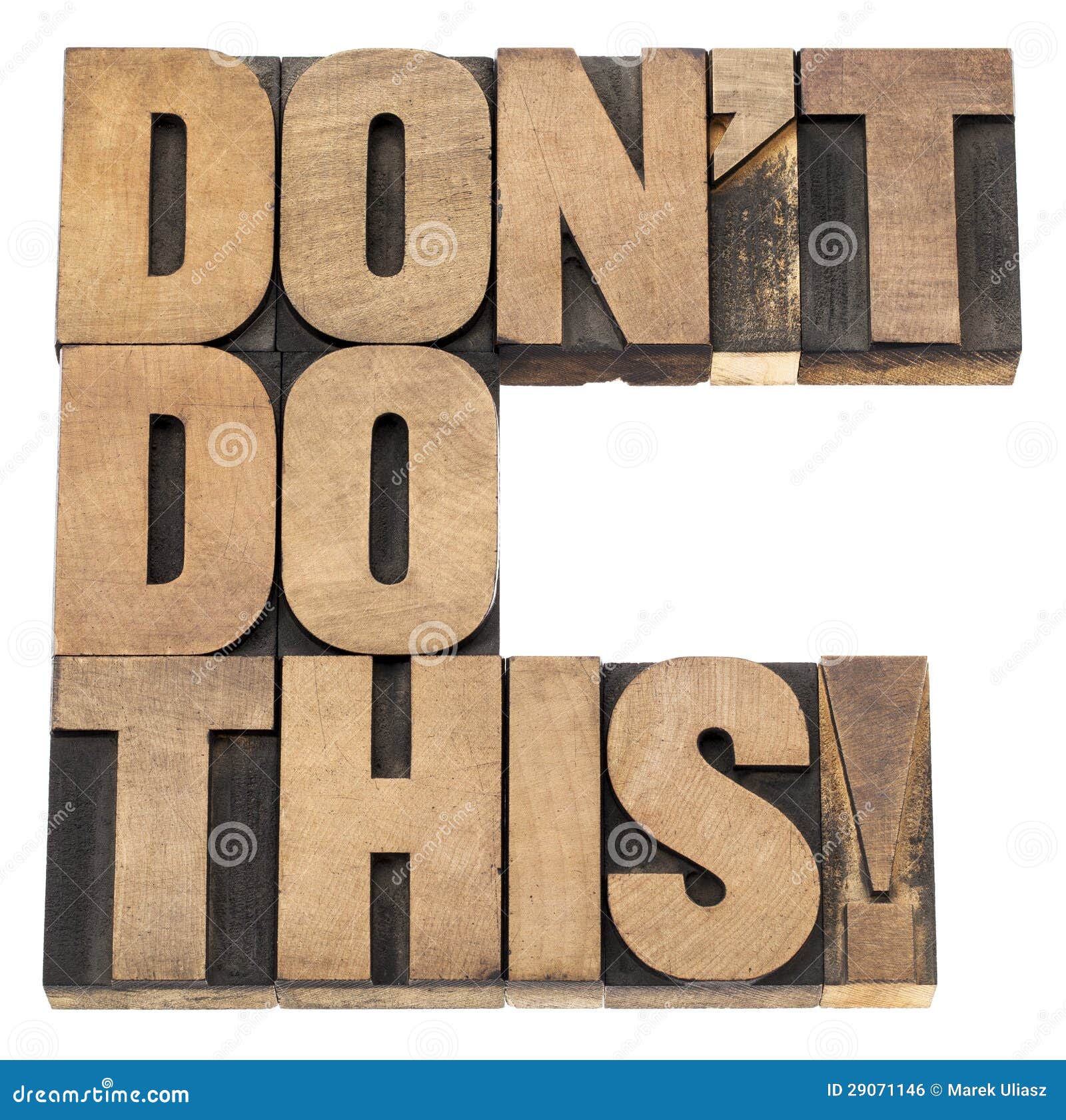 Do not do this warning stock photo. Image of word, white - 29071146