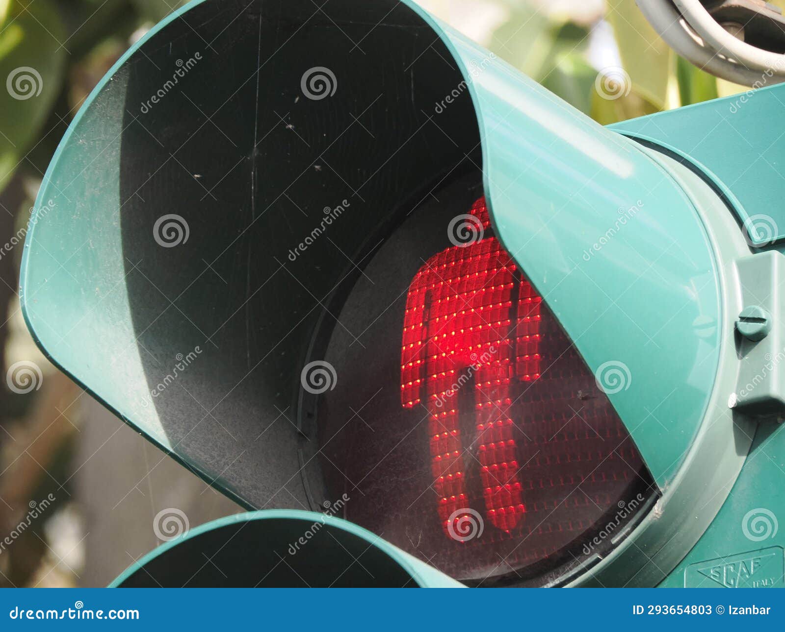 Do Not Dont No Walk Red Traffic Light Stock Image - Image of cross ...