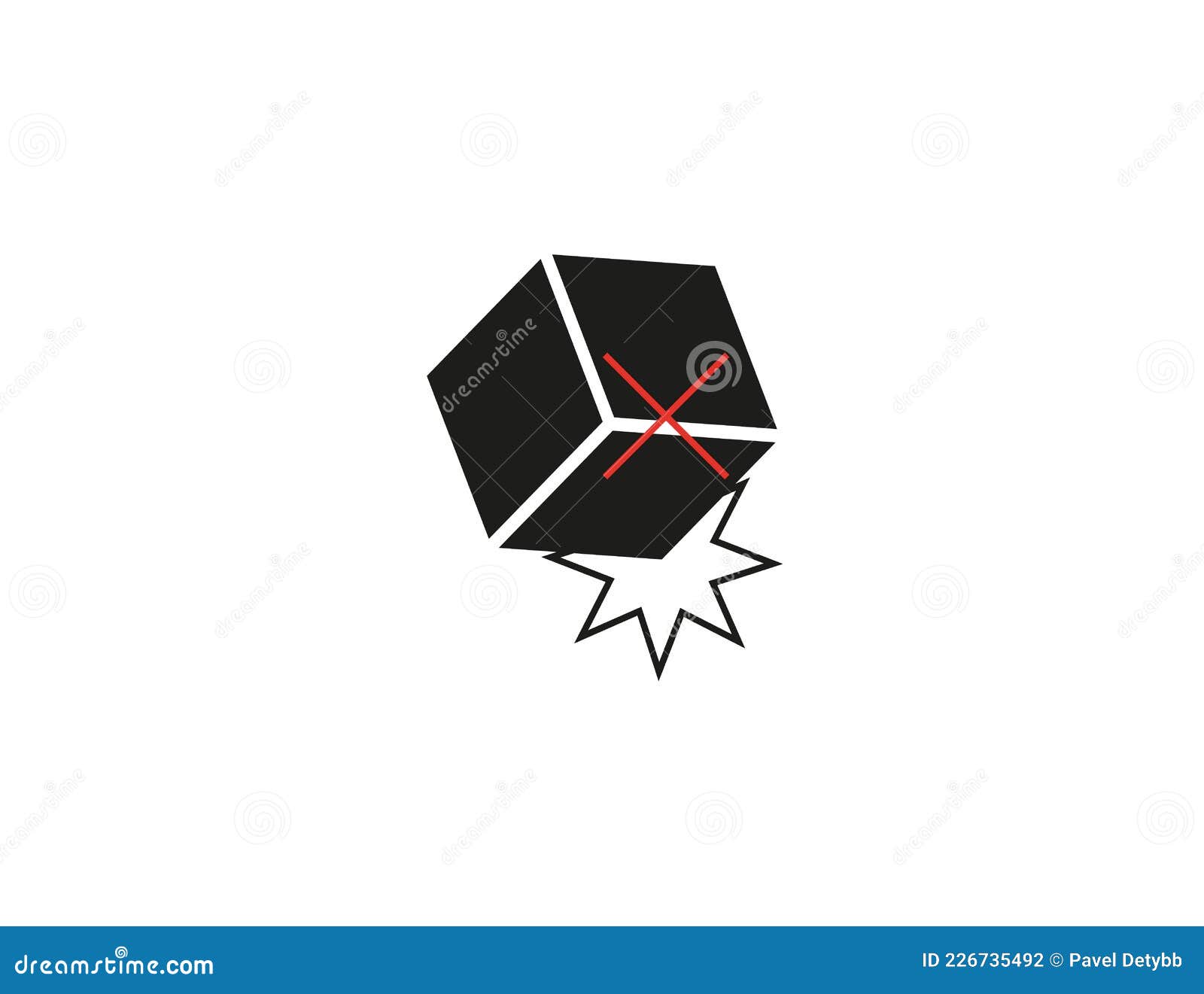 Do Not Drop Symbol, Sign. Vector Illustration Stock Vector ...