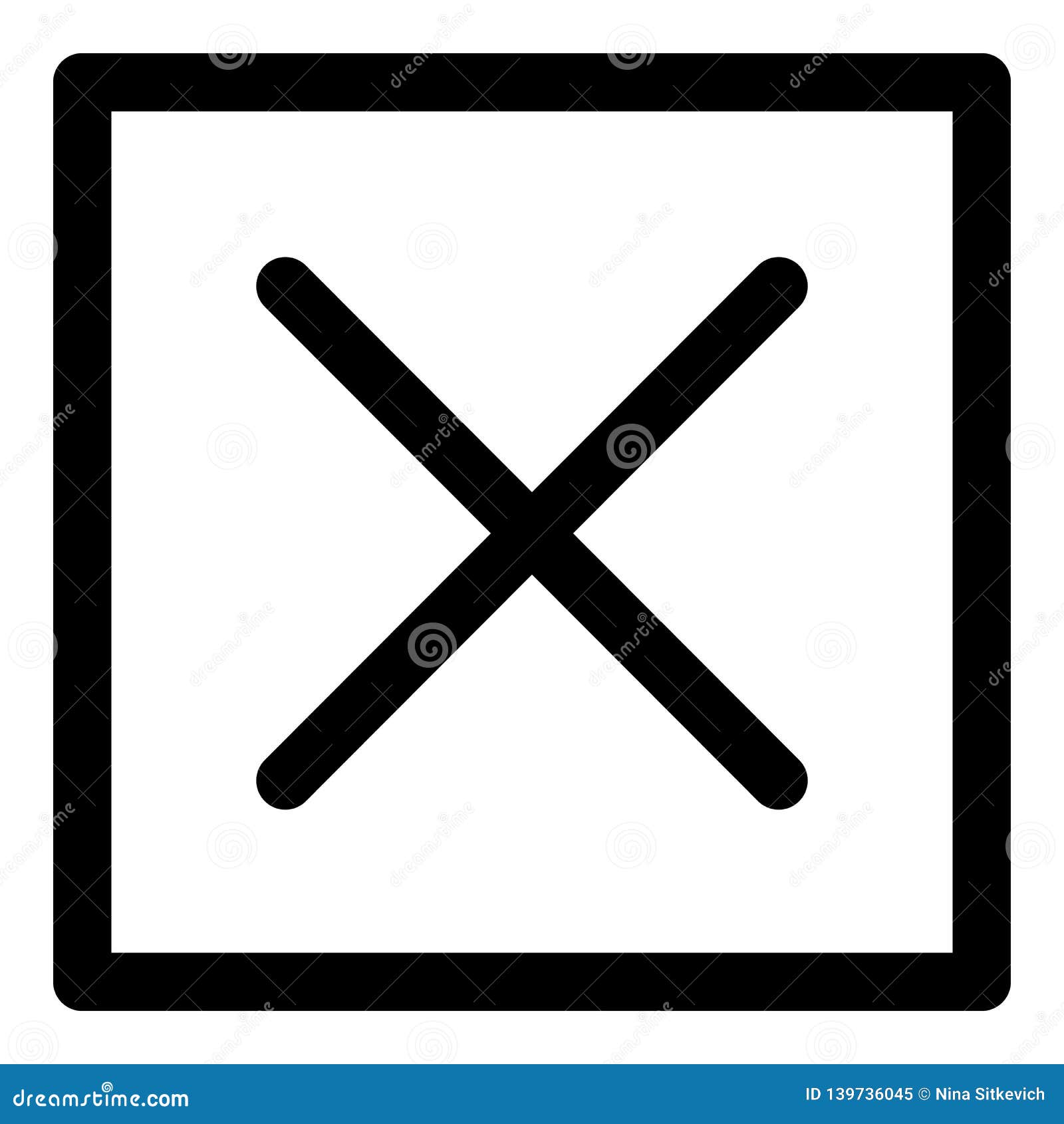 Do Not Dry Washing Icon, Outline Style Stock Vector - Illustration of ...