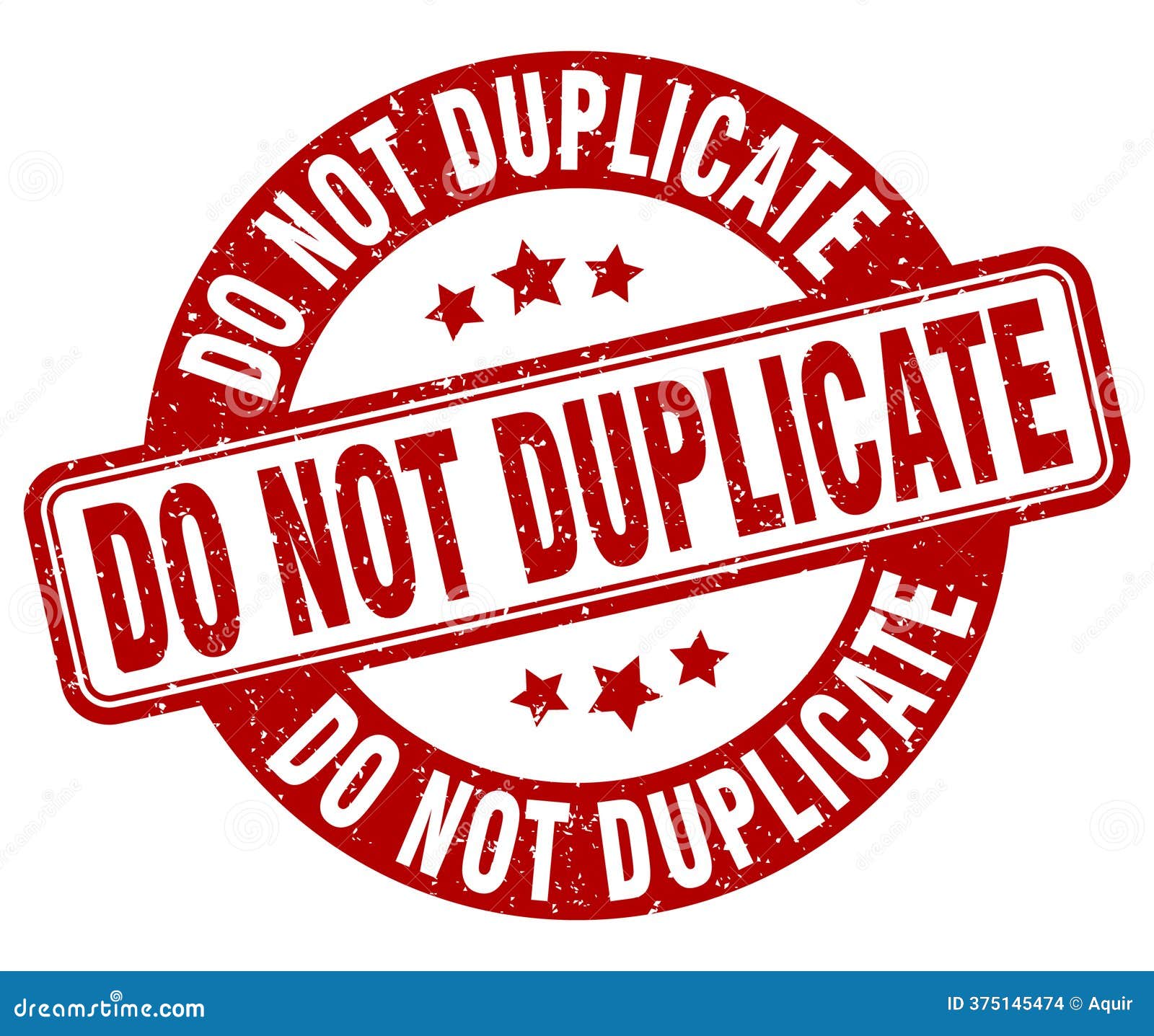 Duplicate Stamp Cartoon Vector | CartoonDealer.com #352608557