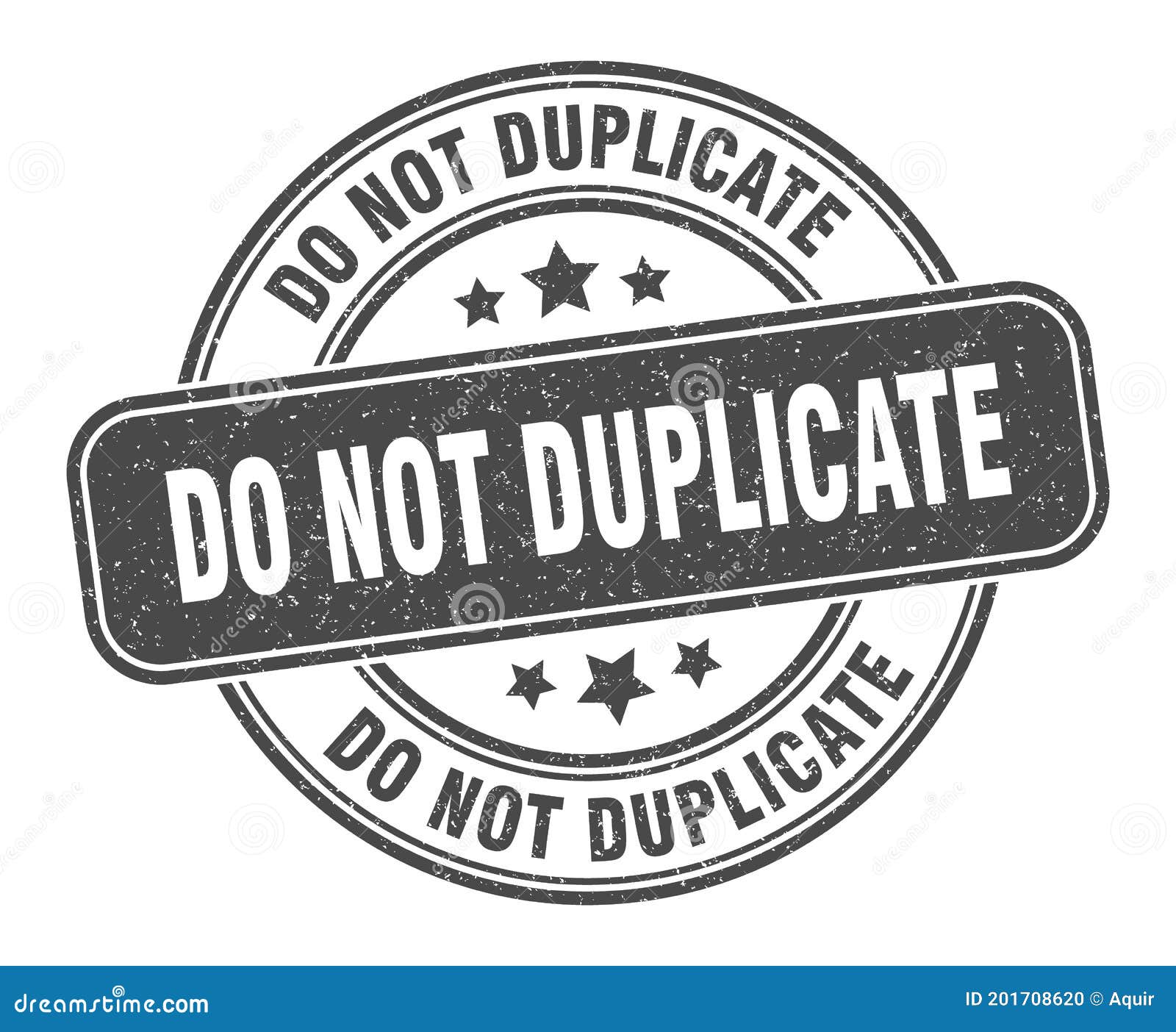 Do Not Duplicate Stamp. Do Not Duplicate Round Grunge Sign Stock Vector ...