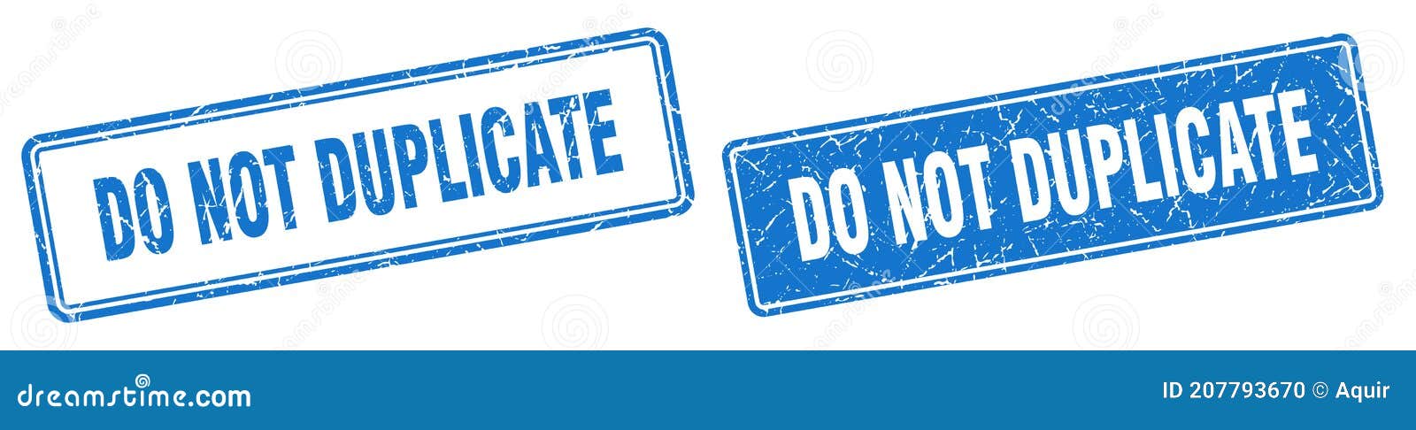 Do Not Duplicate Stamp Set. Do Not Duplicate Square Grunge Sign Stock ...