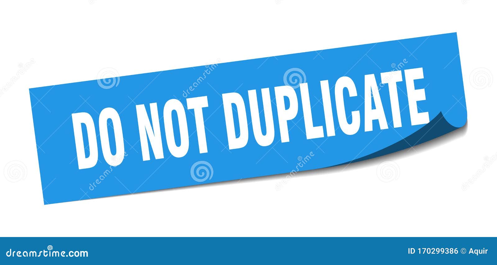 Do Not Duplicate Sticker. Do Not Duplicate Square Sign Stock Vector ...