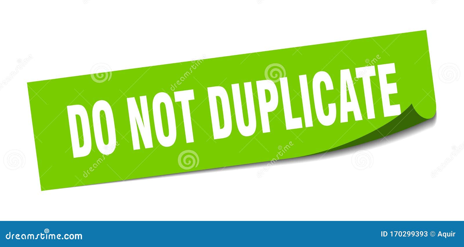 Do Not Duplicate Sticker. Do Not Duplicate Square Sign Stock Vector ...