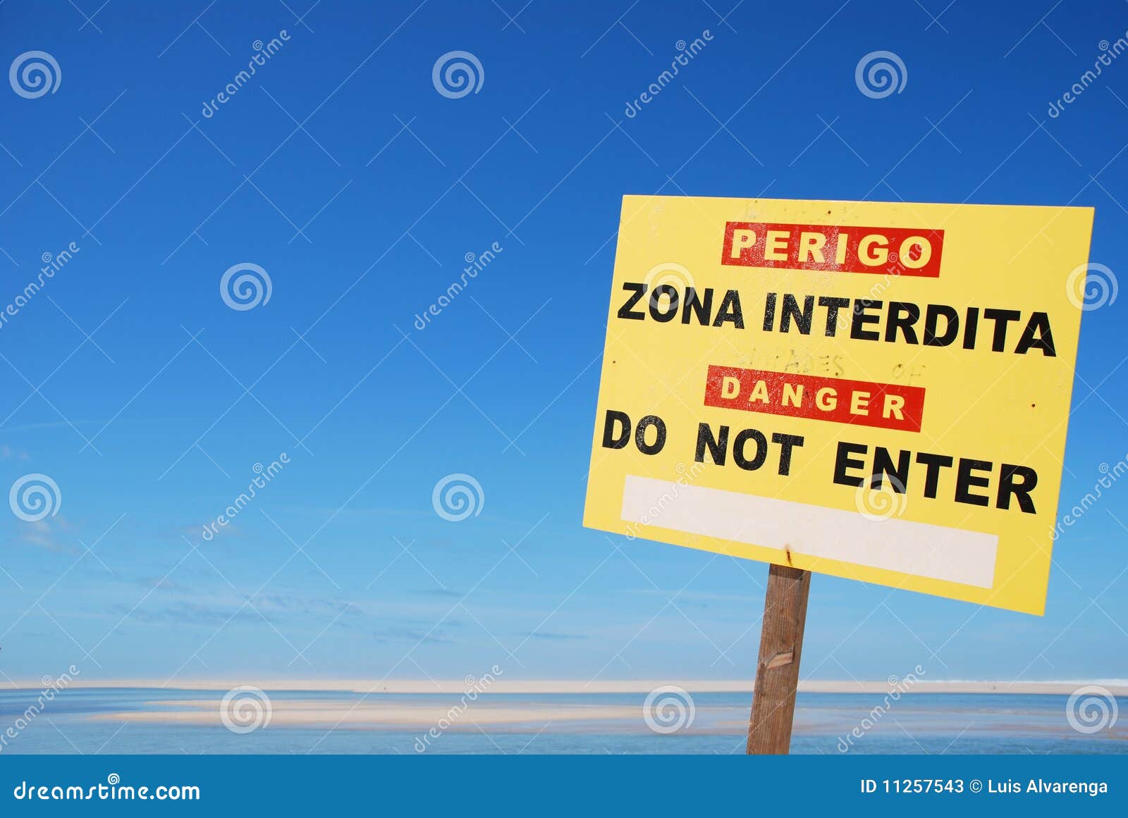 Do not enter stock image. Image of beach, signal, dangerous - 11257543