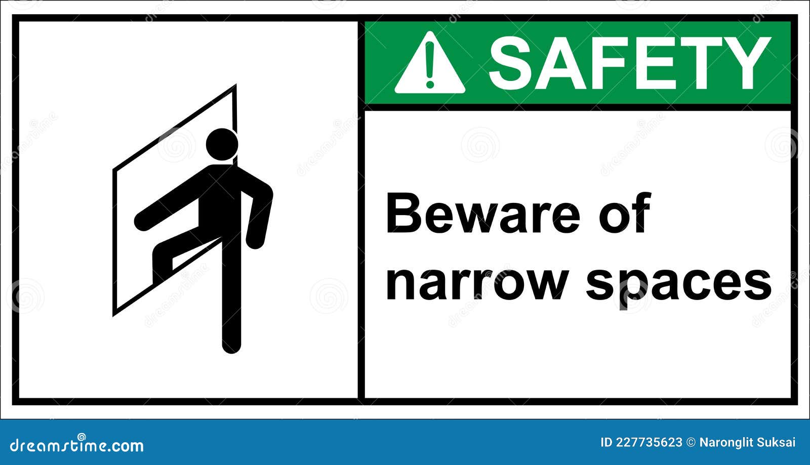 Do Not Enter Confined Space Symbol Sign ,Vector Illustration, Isolate ...
