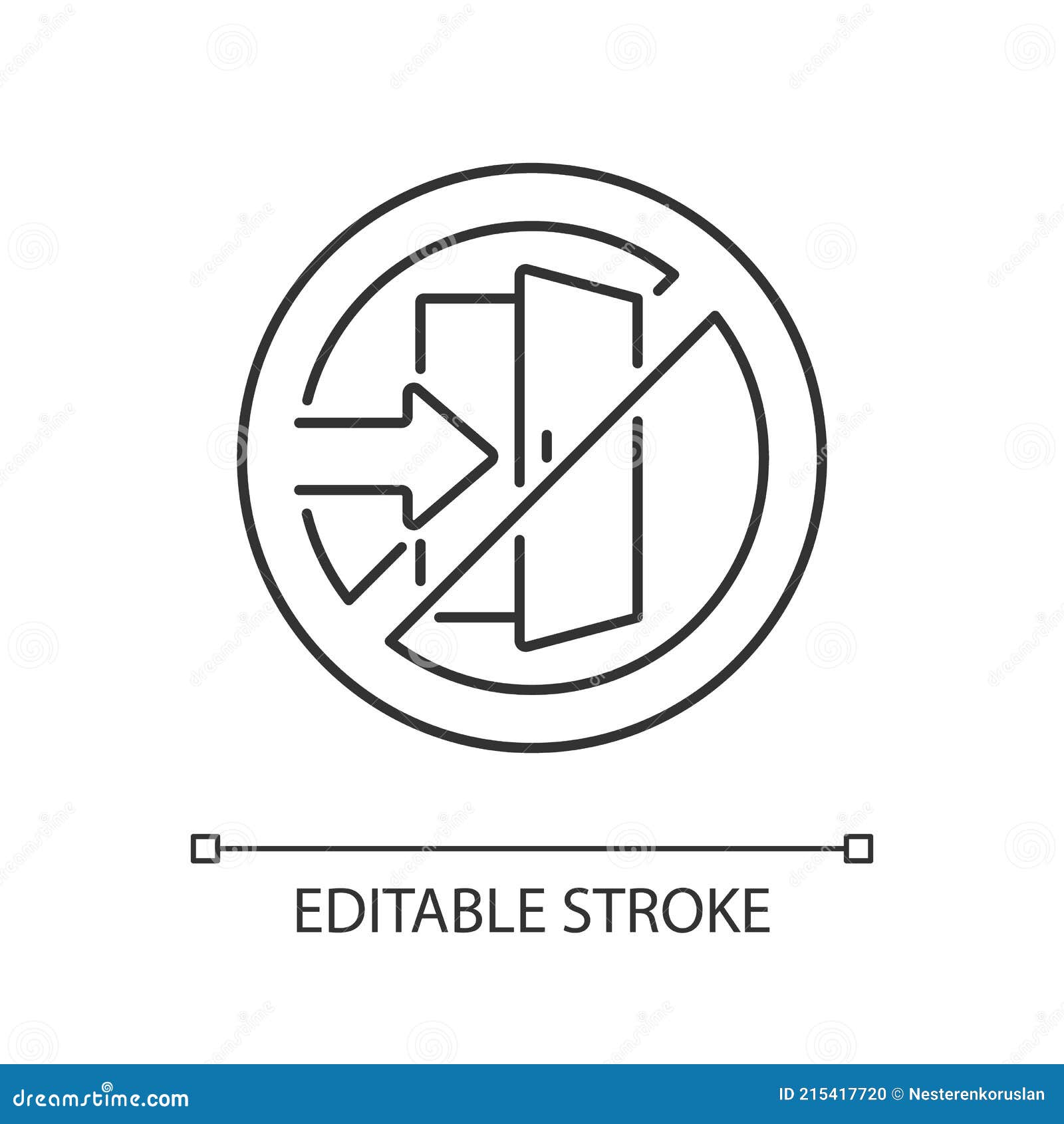 Linear Enter Left Icon From Arrows Outline Collection. Thin Line Enter ...