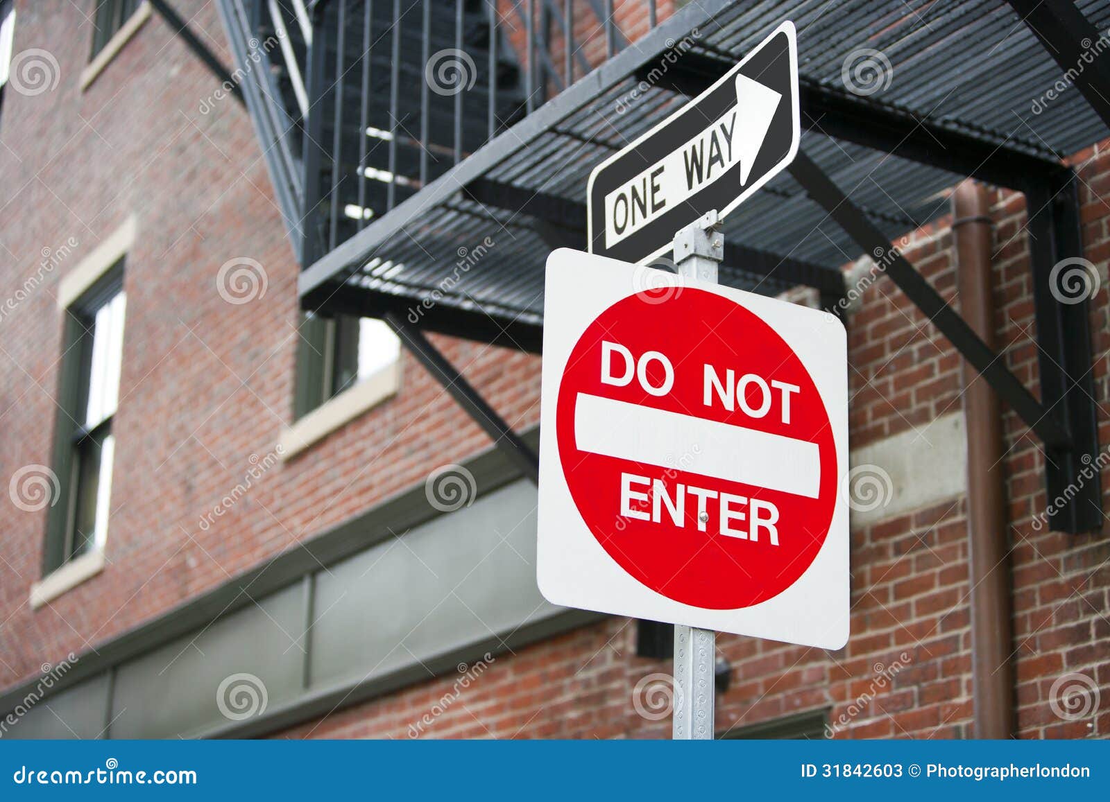Do Not Enter stock image. Image of road, enter, driving - 31842603