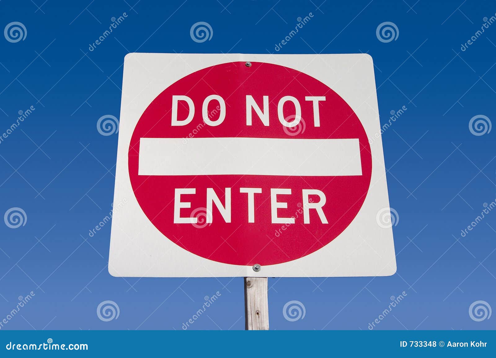 Do Not Enter Sign Picture. Image: 733348