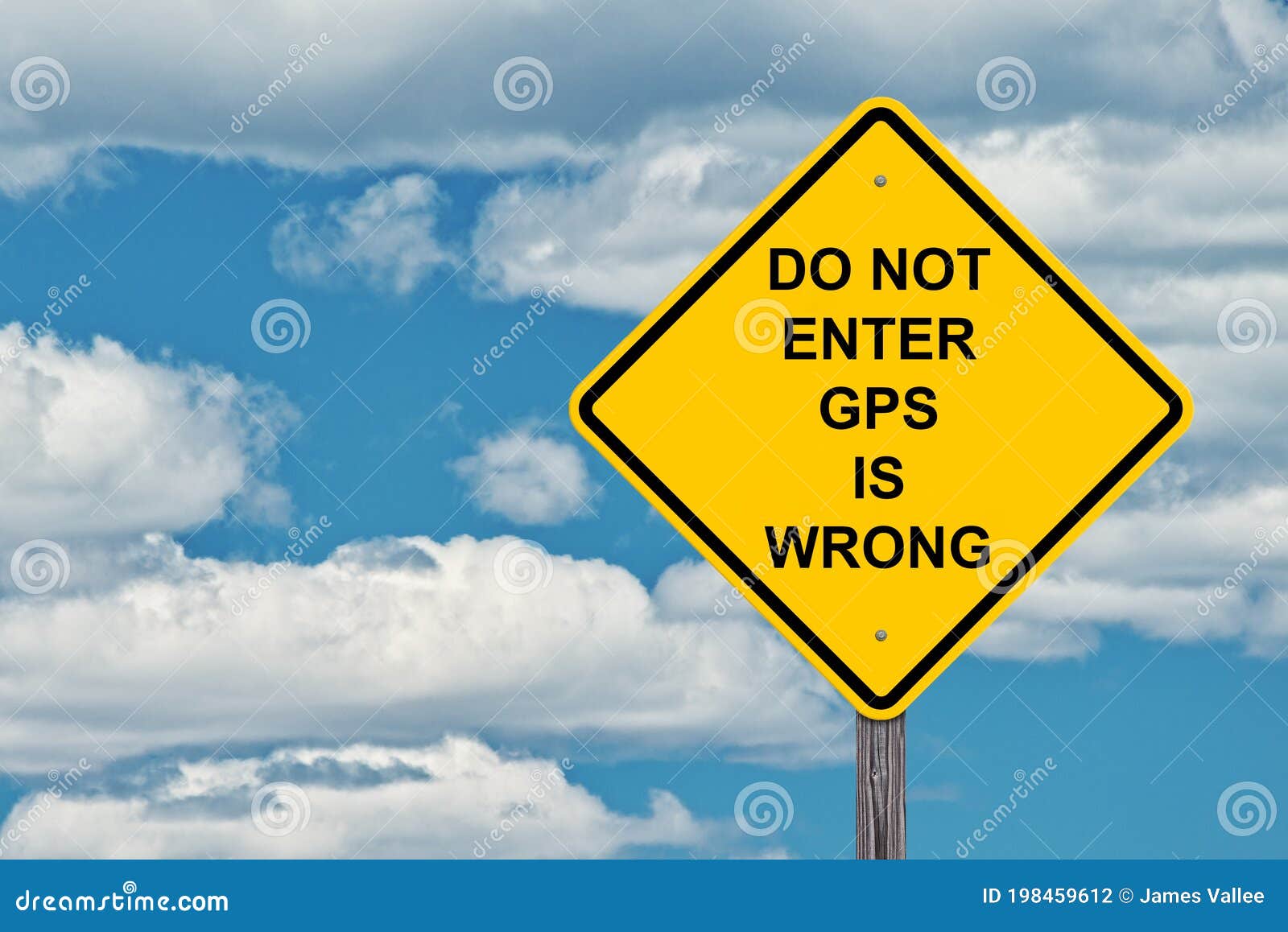 Do Not Enter Sign GPS is Wrong Stock Photo - Image of route, warning ...