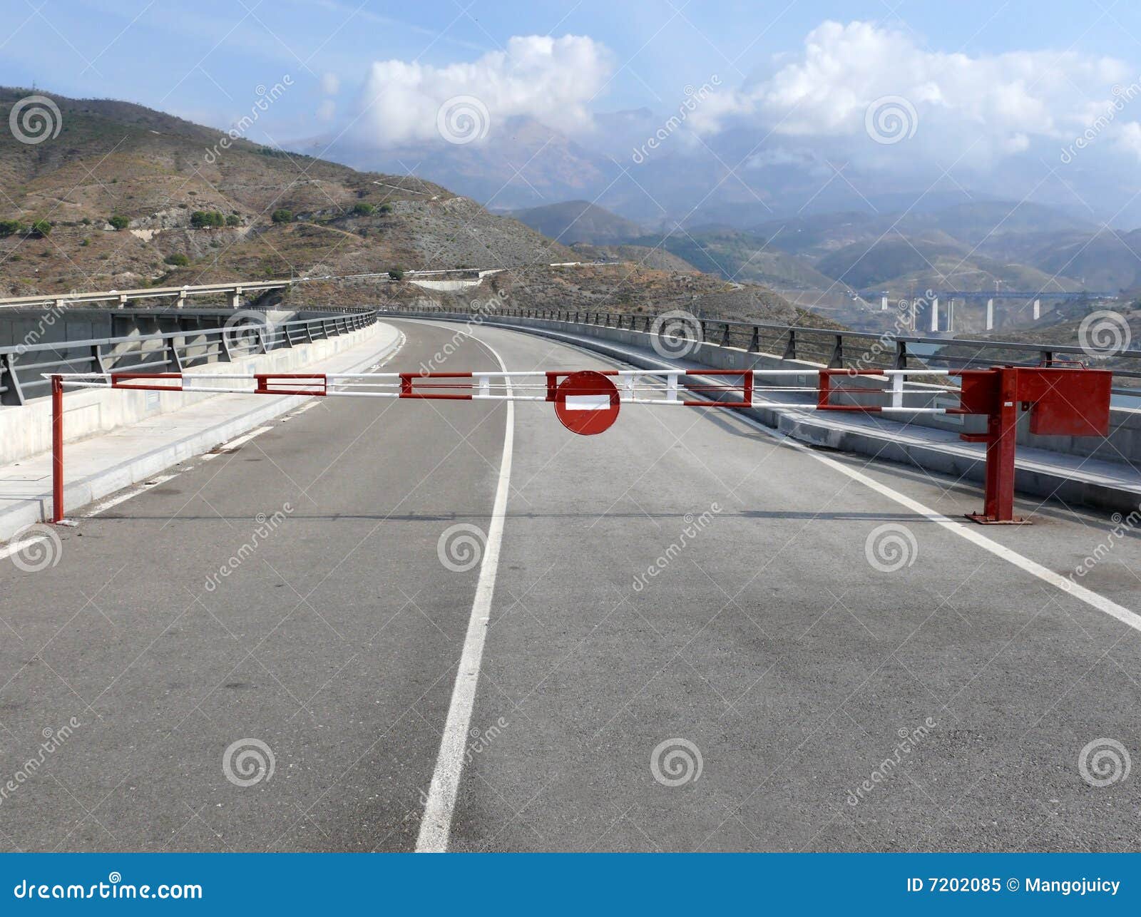 Do Not Enter Sign on the Modern Highway Stock Image - Image of ...