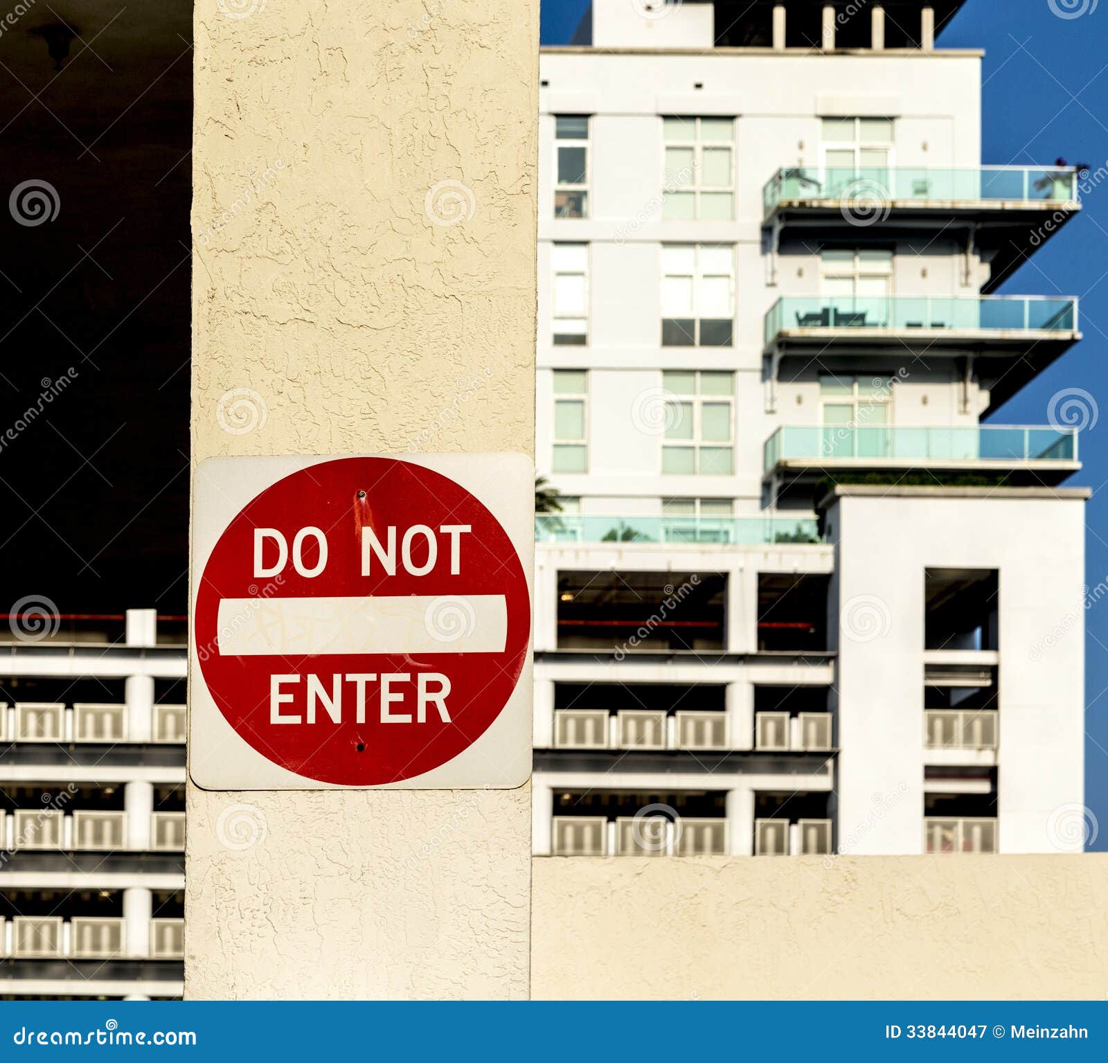 Do Not Enter Sign at a Private Stock Image - Image of residence ...