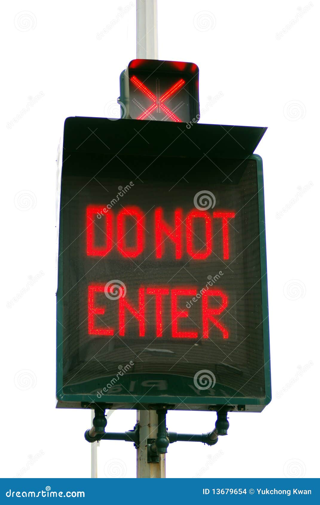 Do Not Enter Warning Sign Symbol With Blurred Background Royalty-Free ...