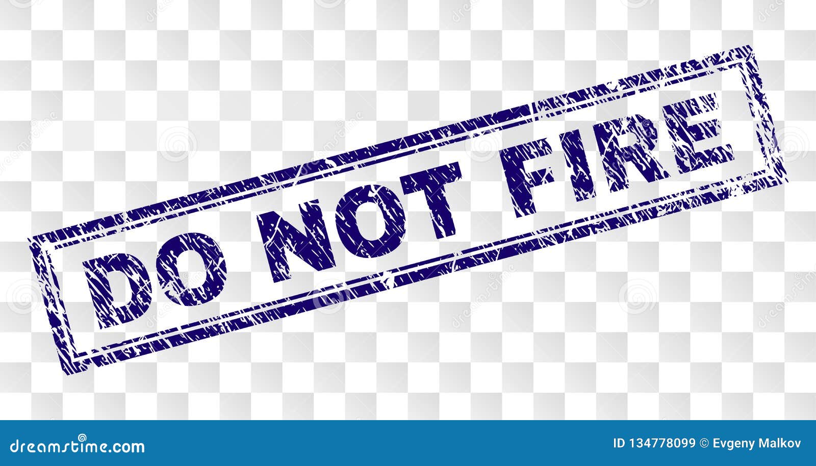 Grunge DO NOT FIRE Rectangle Stamp Stock Vector - Illustration of ...
