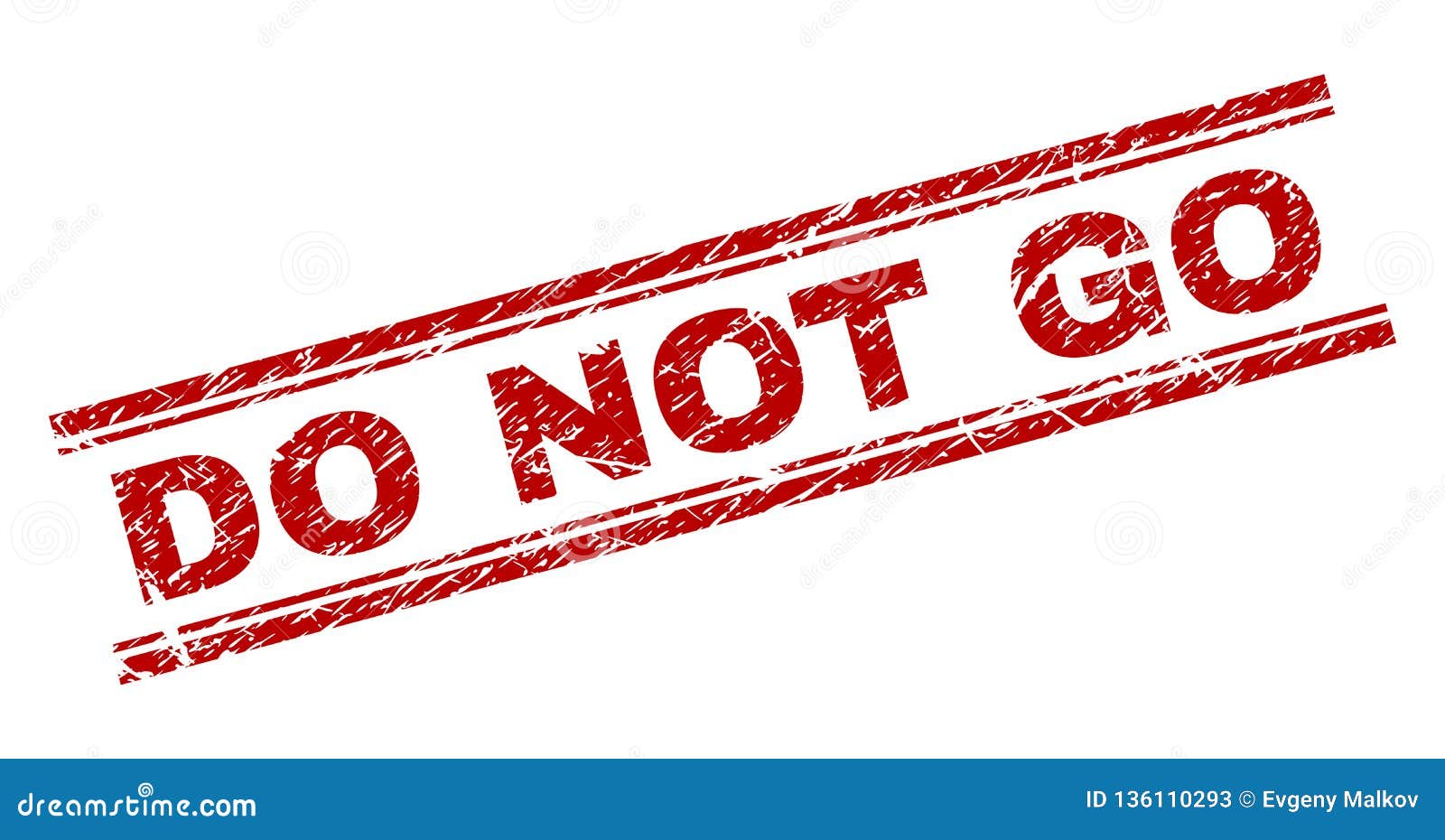 Grunge Textured DO NOT GO Stamp Seal Stock Vector - Illustration of ...