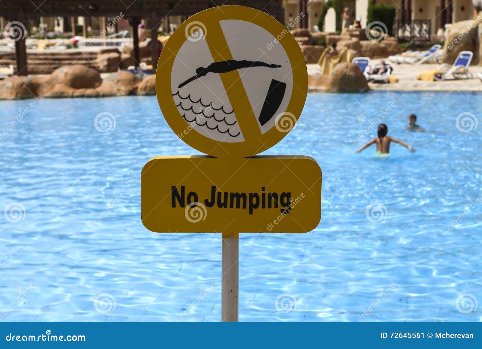 Do Not Jump Pool Plate Stock Photos - Free & Royalty-Free Stock Photos ...