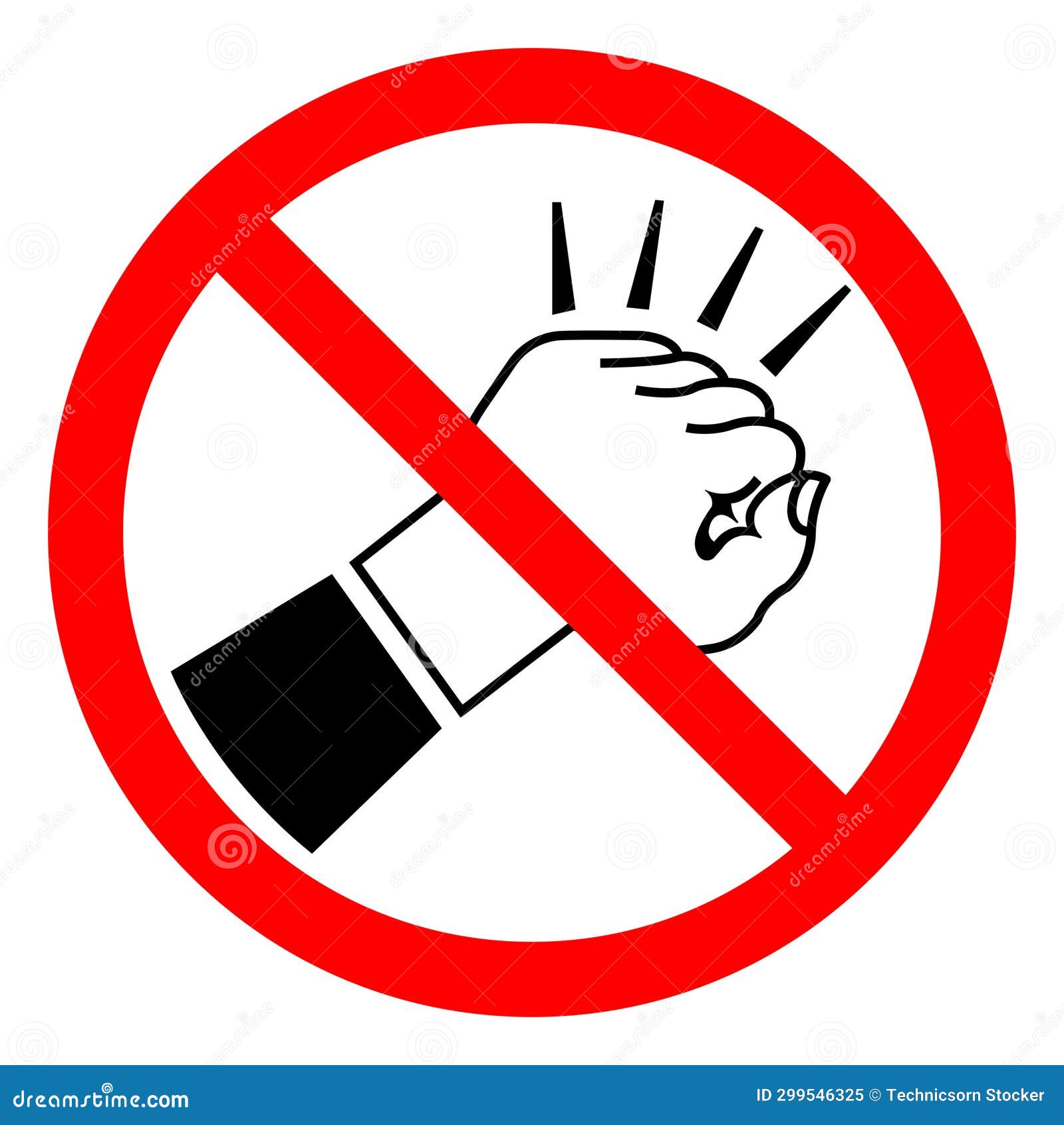 Do Not Knock Symbol Sign ,Vector Illustration, Isolate on White ...