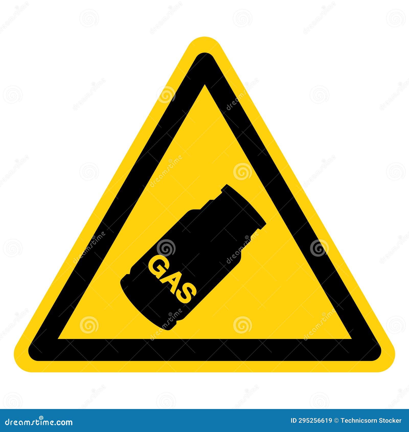 Do Not Lay Down Tank Symbol Sign ,Vector Illustration, Isolate on White ...