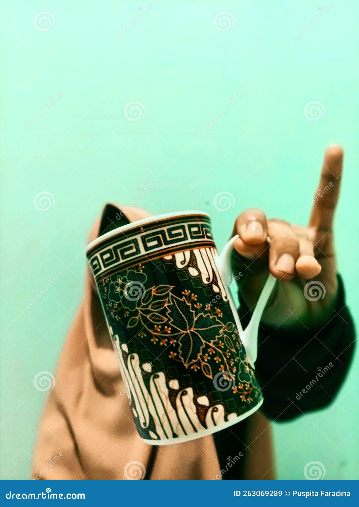 Do not let the cup fall stock image. Image of green - 263069289