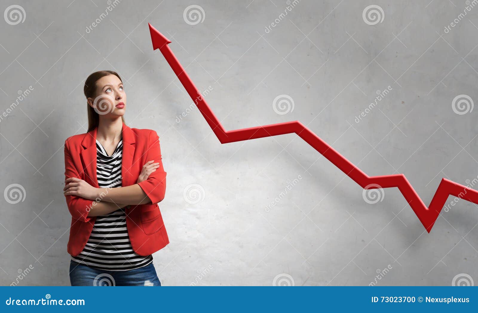 Do not let it fall stock photo. Image of chart, progress - 73023700