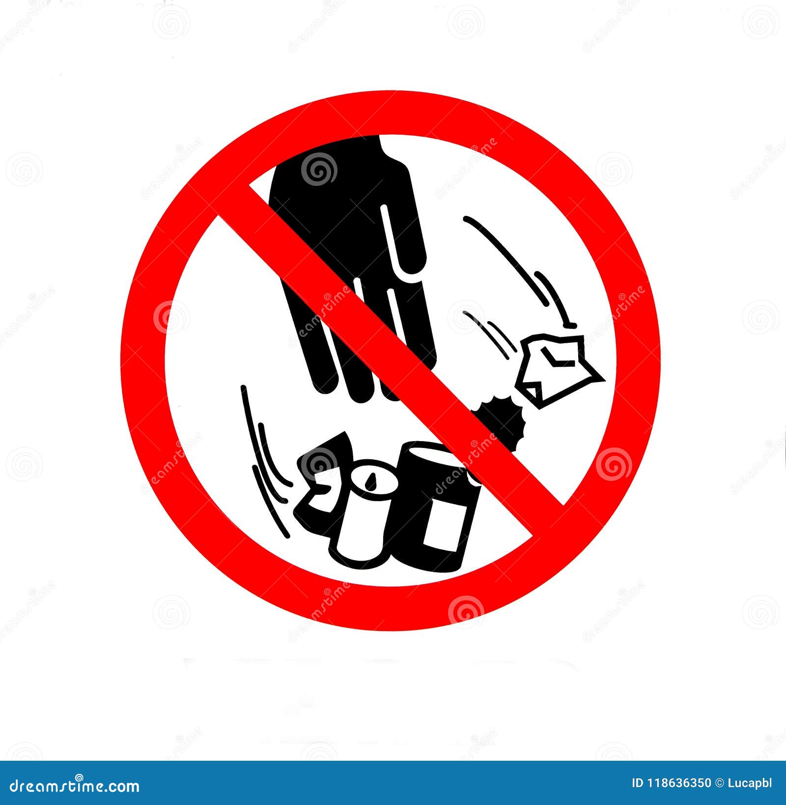 Do Not Litter Sign. Don`t Throw Trash on the Ground Stock Illustration ... Do Not Litter Sign. Don`t Throw Trash on the Ground Stock Illustration ...