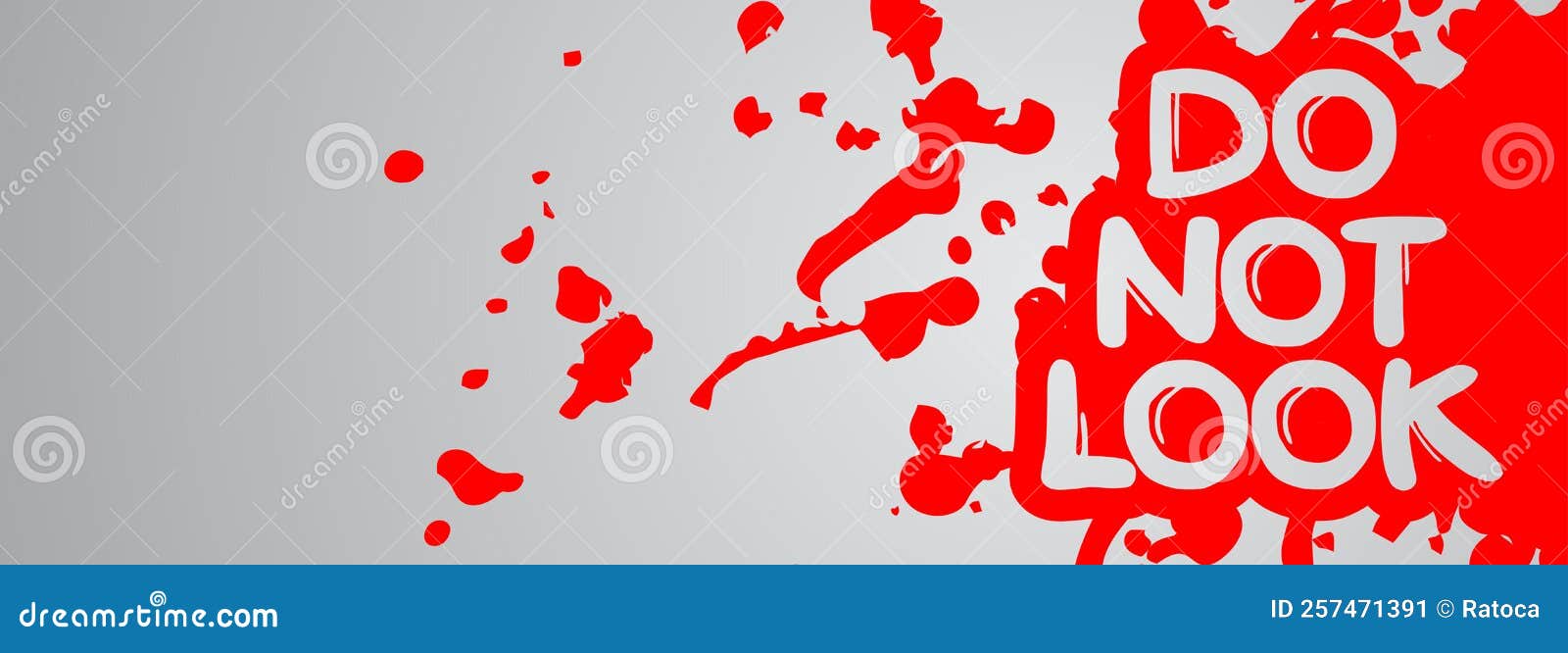 Do not look stock vector. Illustration of depth, decorative - 257471391