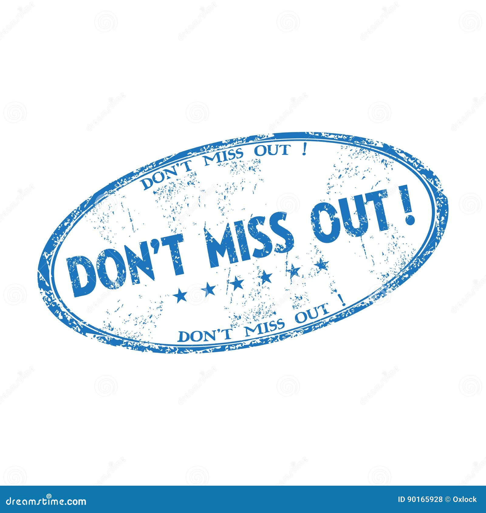 Do Not Miss Out Rubber Stamp Stock Vector - Illustration of background ...