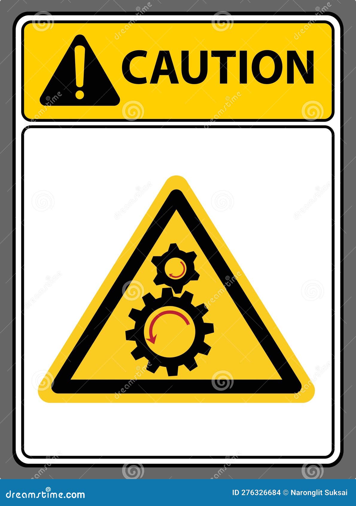 Do Not Open the Cover when the Machine is Working.,label Caution Stock ...