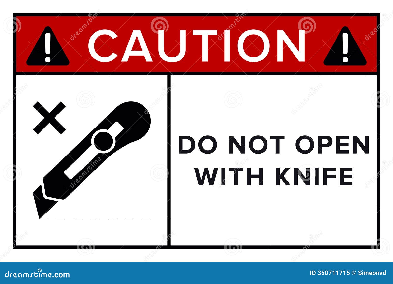 Do Not Open with Knife. Protective Packaging Instruction. Packaging ...