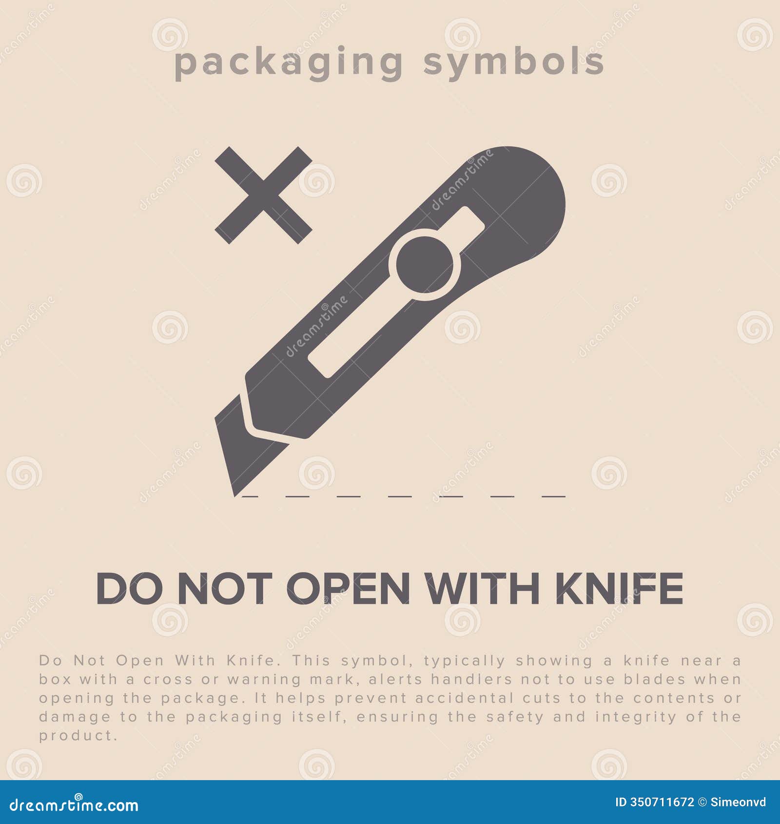 Do Not Open with Knife. Protective Packaging Instruction. Packaging ...