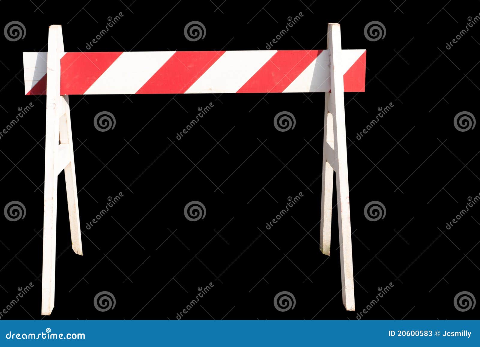 Do Not Pass Sign for Constructio Isolated on Black Stock Image - Image ...