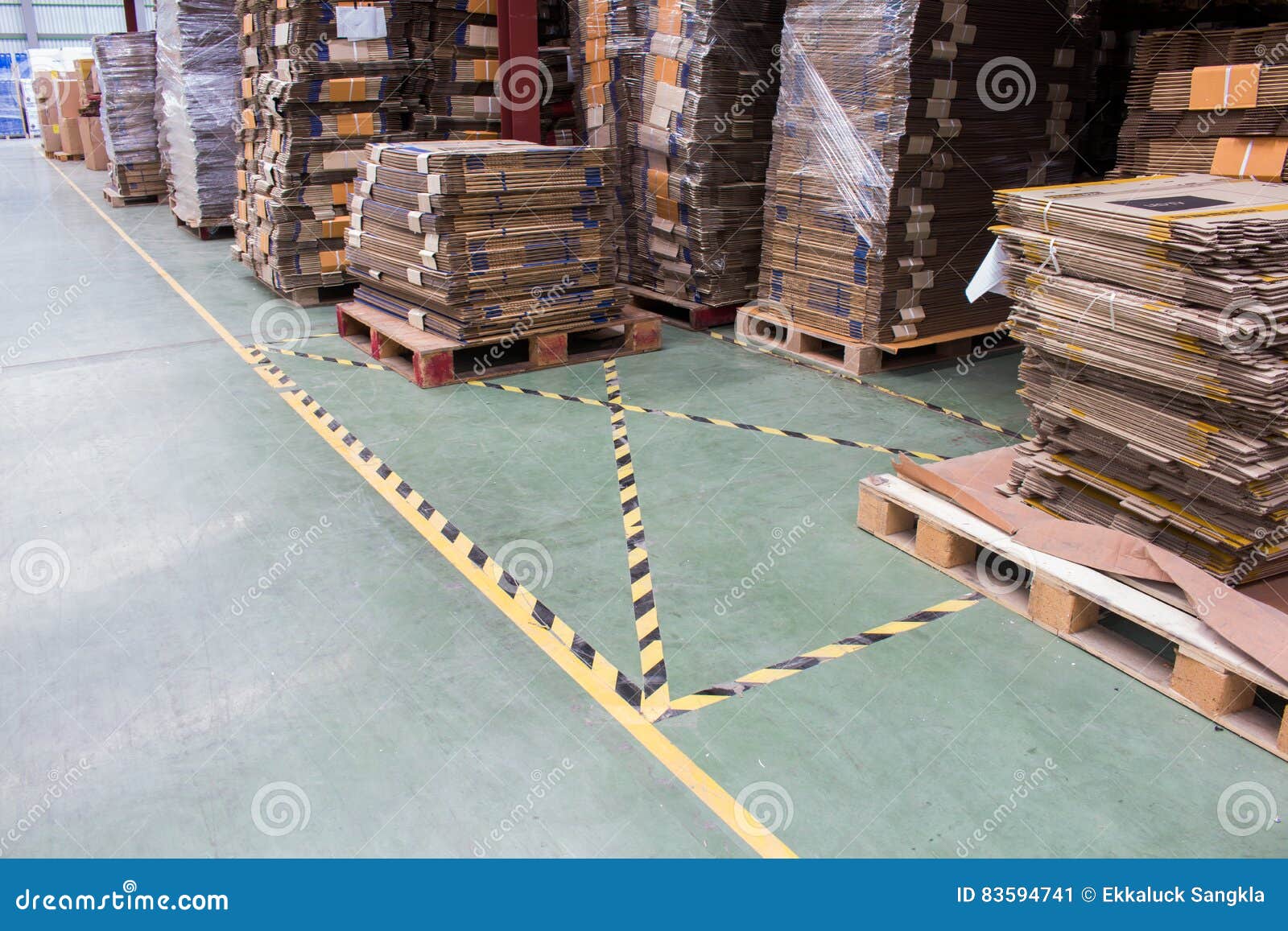 `Do Not Place this Area` Inside Store Stock Image - Image of logistics ...