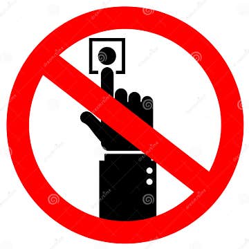 Do Not Press this Button Sign Stock Vector - Illustration of launch ...