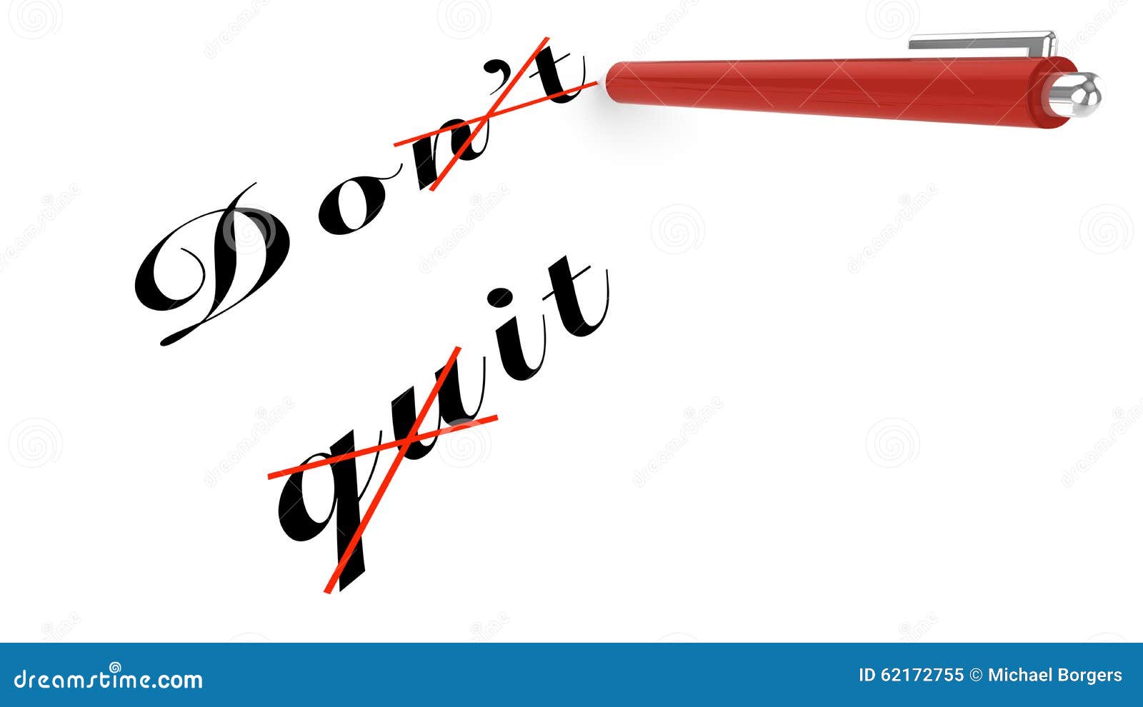 Do not quit concept stock illustration. Illustration of success - 62172755